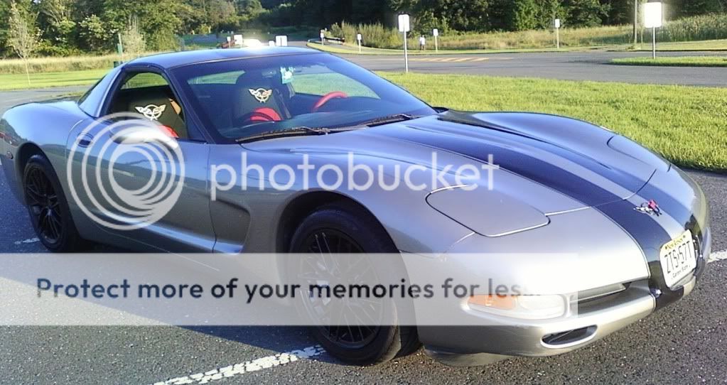 2000 c5 pewter coupe with racing stripes F/S - CorvetteForum ...
